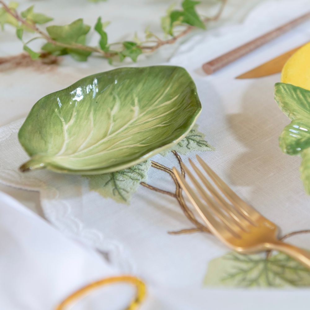 Mini Petisqueira Folha de Acelga - Na mesa com Ju