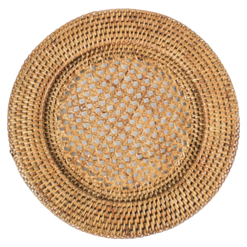 Sousplat em Rattan 32 cm - Na mesa com Ju